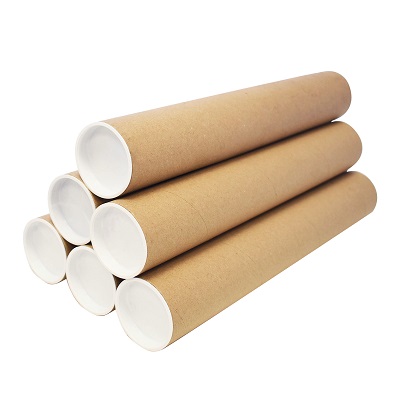 Buy 25 x A3/A4 Cardboard Postal Tubes - 330x50mm (13x2") + End Caps