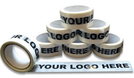 72 x Rolls Of Vinyl Bespoke Custom Printed Tape 48mm x 66M