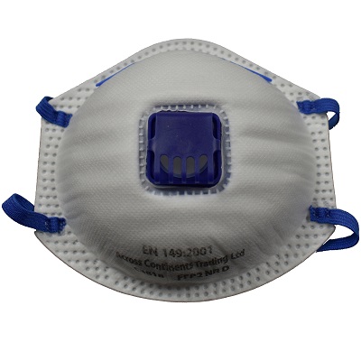 1 x FFP2 (N95) Premium Face Flu Dust Respiratory Mask With Valve