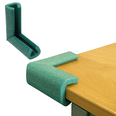 Buy 100 x U Foam Corner Protectors Size 15-25mm - Jiffy Ocean Green