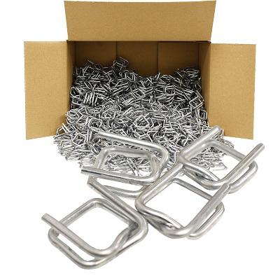 Buy 1000 Metal Buckles For 12mm PP Hand Pallet Strapping