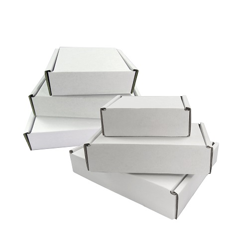 White Postal Boxes | eCommerce Packaging | Globe Packaging