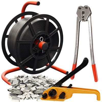 Buy Heavy Duty Full PP Pallet Strapping Banding Kit With Stand 004