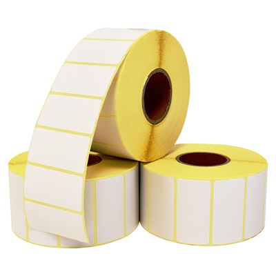 Buy 80 x Rolls of 2000 White Direct Thermal Labels 2x1" (51x25mm)