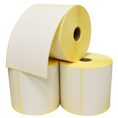Buy 24 x Rolls of 500 White Direct Thermal Labels 4x6" (102x152mm)