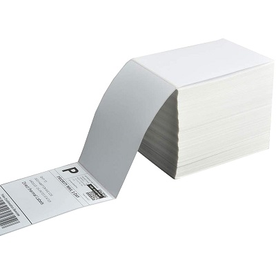 Buy 750 x White Fanfold Direct Thermal Labels 4x8" (100x210mm)