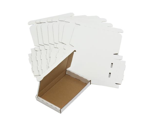 White C6 PIP Large Letter Boxes 166x114x22mm - Globe Packaging