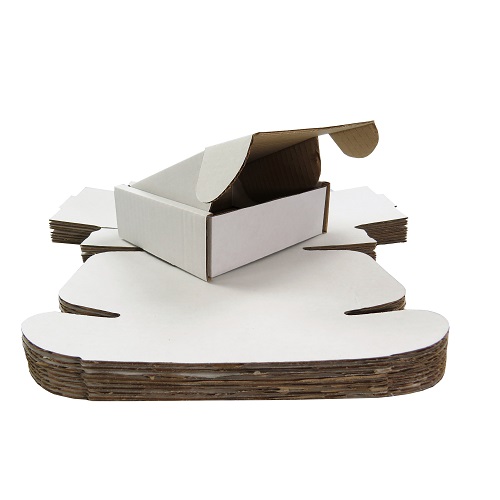 Buy 25 x White Postal Boxes 5.5x5x2" (140x130x50mm) - Small Parcel Cartons