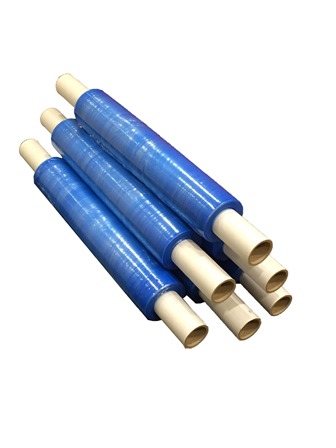 Buy 6 x Rolls of Blue Tint Extended Core Pallet Wrap